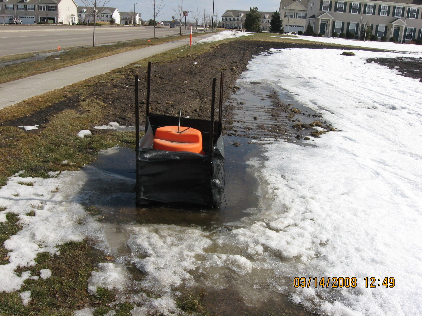 Construction stormwater photo gallery - Storm drain inlet protection ...